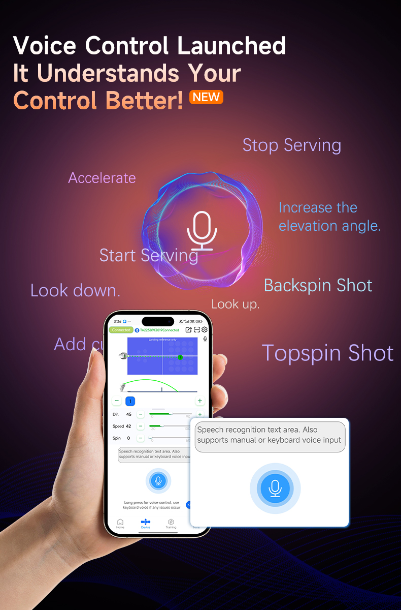 Pusun DORA PRO intelligent Table Tennis Training Robot